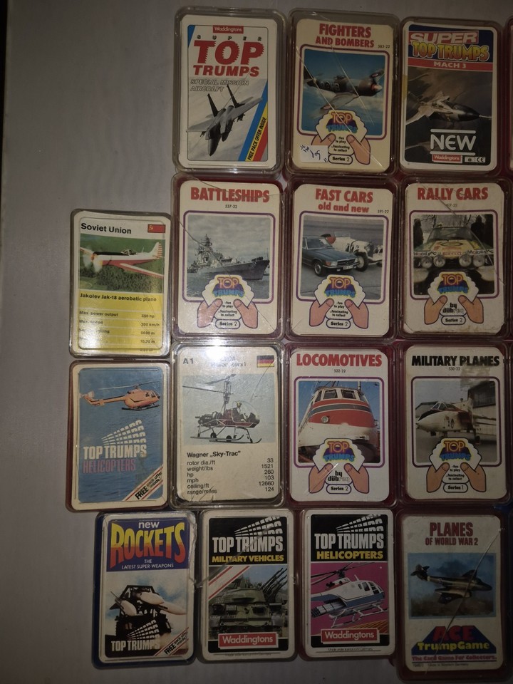 27 X Vintage Top Trumps/Ace Trump 1970/80s | eBay UK