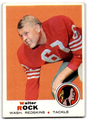 1969 Topps Walter Rock Washington Redskins #136 | eBay