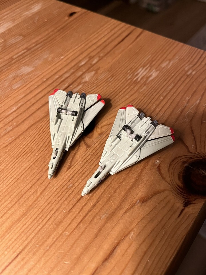 Micro Machines Military F-14 Tomcat Jet Airplane Aircraft 206 205 Lot ...