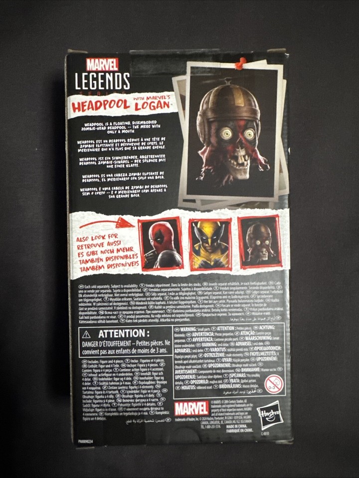 Deadpool & Wolverine Marvel Legends Headpool with Logan 6-Inch Action ...