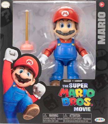 Mario from Super Mario Bros. Movie Jakks Pacific 5” Figure w ...