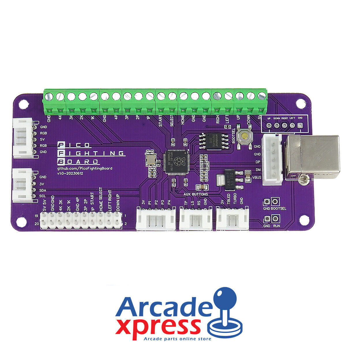 Pico Fighting Board Arcade Stick USB Encoder Nintendo Switch PS3 PS4 PC ...