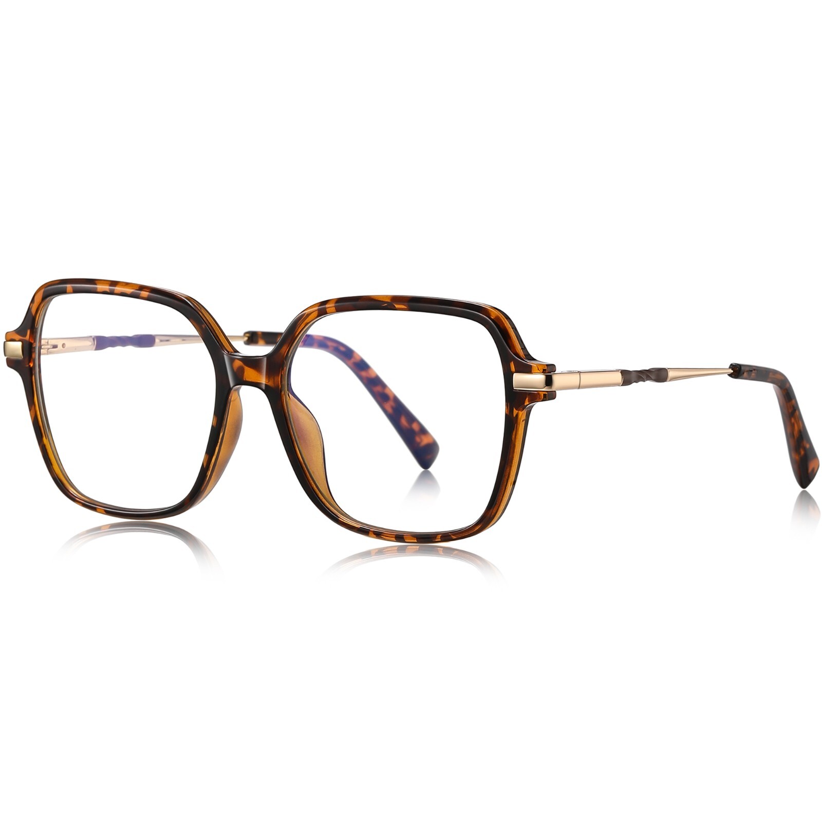Oversized Glasses for Women Men Large Wide Plastic Eyeglasses Frame ...