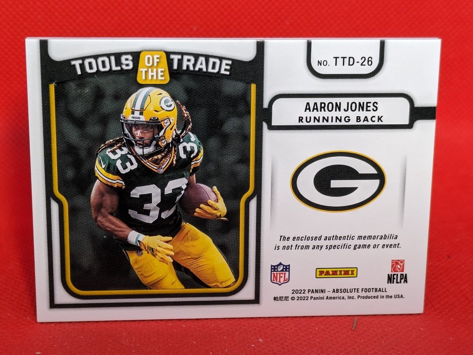 2022 Panini Absolute Tools of the Trade Double /199 Aaron Jones #TTD-26 ...