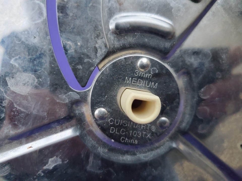 CUISINART 3mm Slicing Disc & Stem for DLC-5BC 7 cup Food Processor DLC ...
