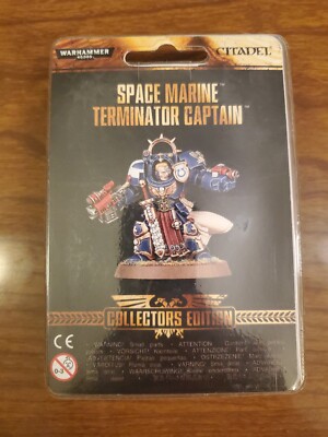 Warhammer 40k Space Marine Terminator Captain Collector's Edition NIB ...