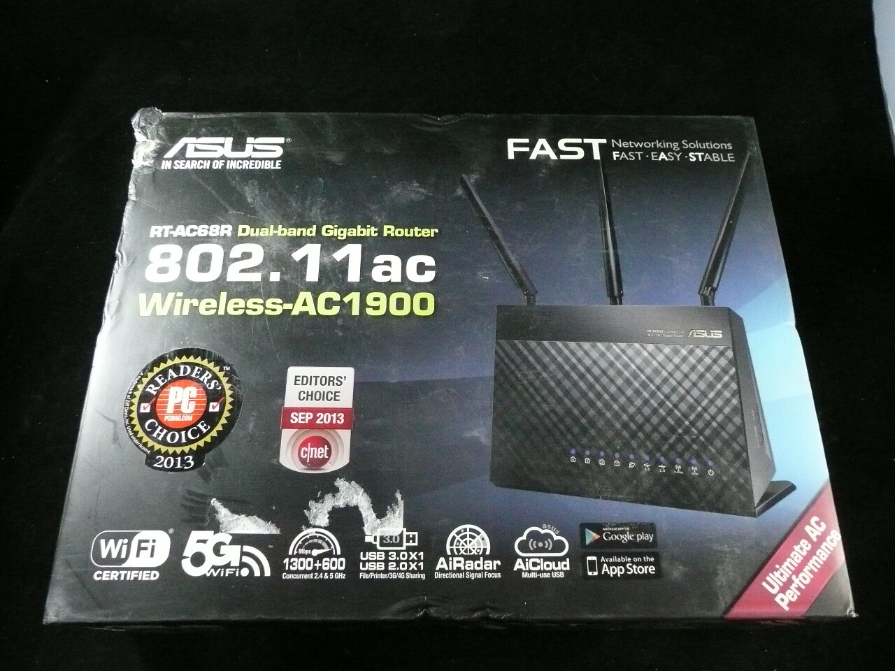 Asus RT-AC68R Dual-band Gigabit Router | eBay