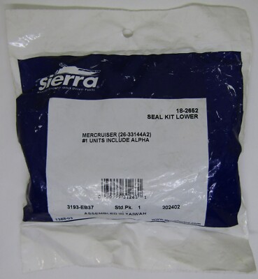 New Sierra Marine Boat Lower Unit Seal Kit Part No. 18-2652 | eBay