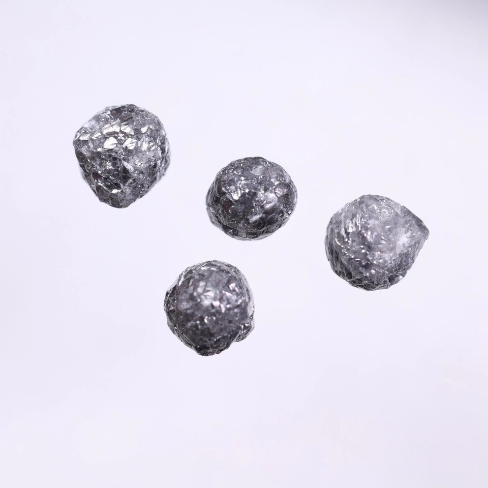 Loose Rough Uncut Raw Diamond Grey Color Irregular Shape Fancy Diamond ...