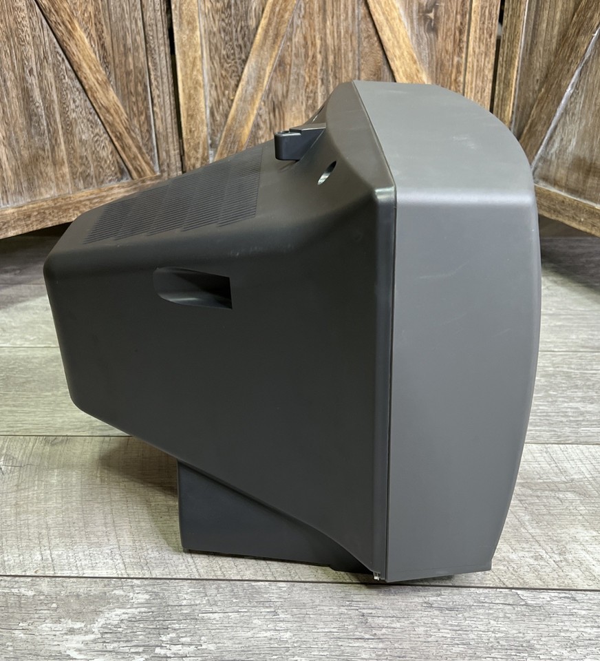 Sanyo Retro Gaming CRT TV Color Vintage Television 13" Screen AV Inputs ...