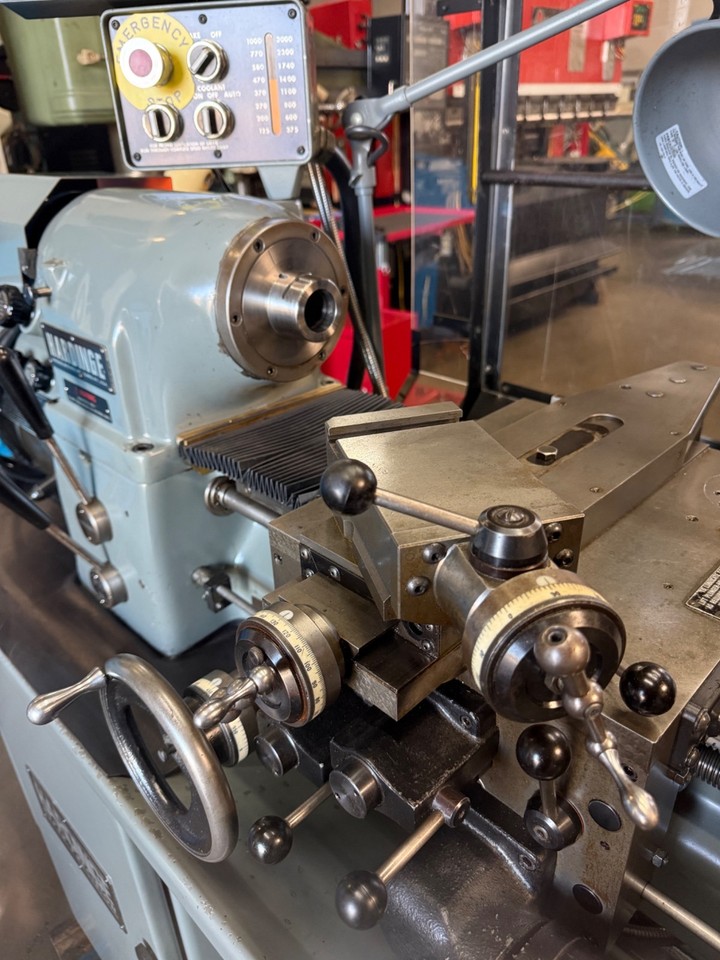 Hardinge HLV-H-EM Tool Room Lathe w/ inch/metric threading #7612 #1 | eBay