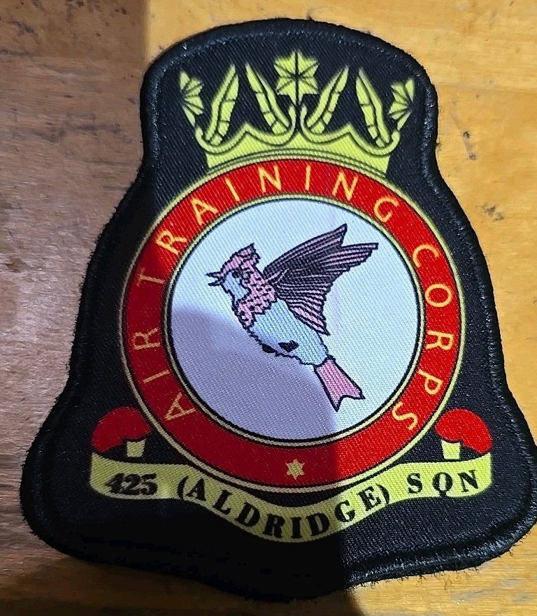 RAF ATC 425 Aldridge Squadron Air Cadets hook and Loop badge | eBay UK
