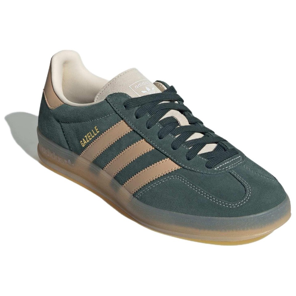 Adidas Originals Gazelle Indoor Shadow Green Warm Sandstone - JH5402 ...