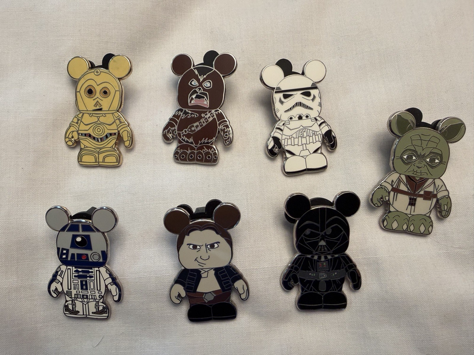 Star Wars Disney Pins Lot of 23. All authentic; some rare! Rebel Spy ...