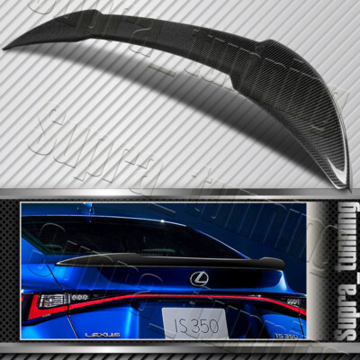 Carbon Fiber Trunk Spoiler Wing F-Style For 2021-2025 Lexus IS300 IS350 ...