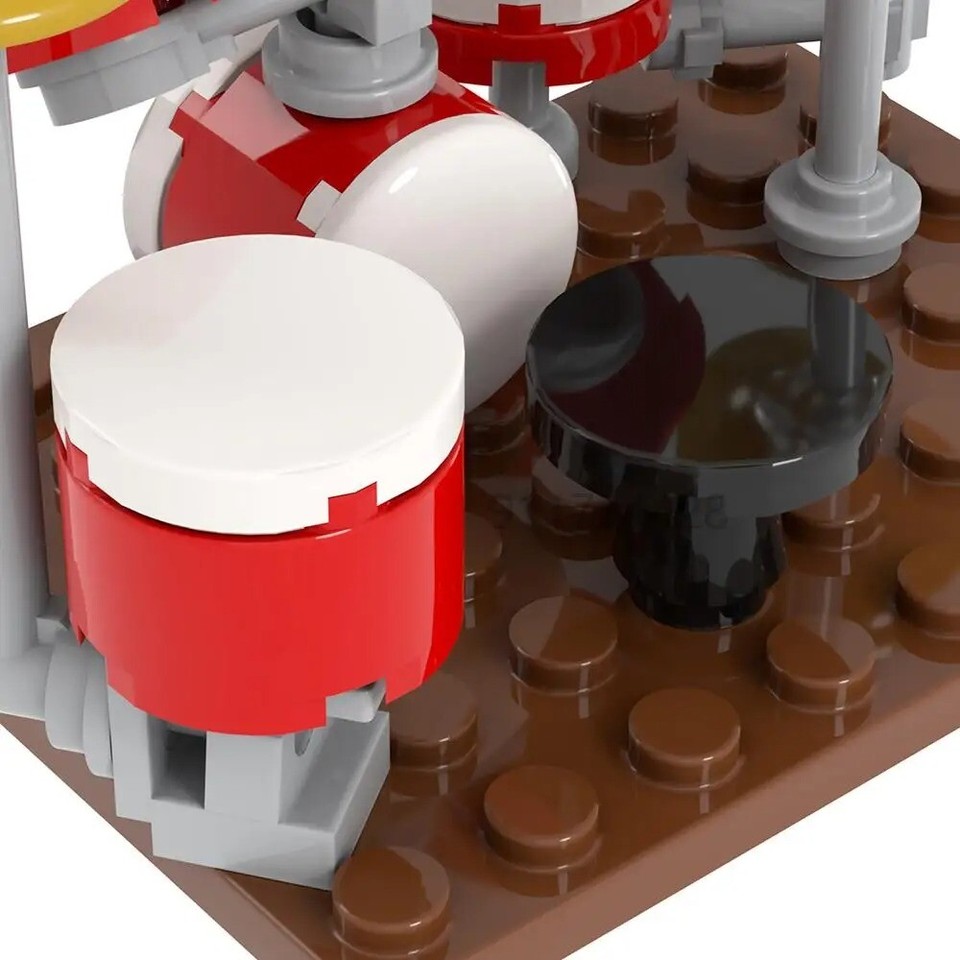 City Grand Piano Cello Drum Musical Instrument Building Blocks for LEGO ...