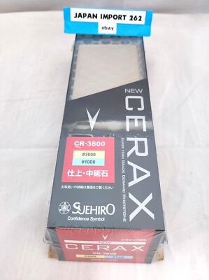 Suehiro Stone CR-3800 Japanese Whetstone NEW CERAX #3000/#1000 ...