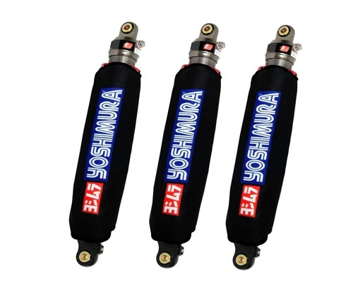Black ATV Shock Covers Set 3 for Suzuki Quadracer LTZ LTR | Waterproof ...