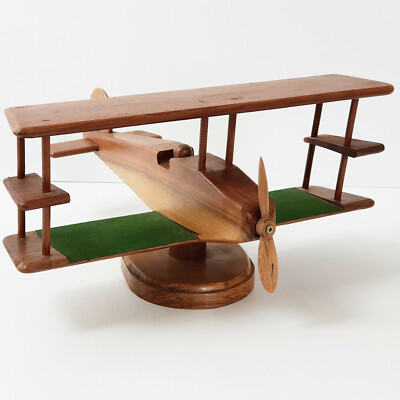 Superb Vintage 1960 Teak Airplane Swiveling on Base 60s 1960s Years 60 ...