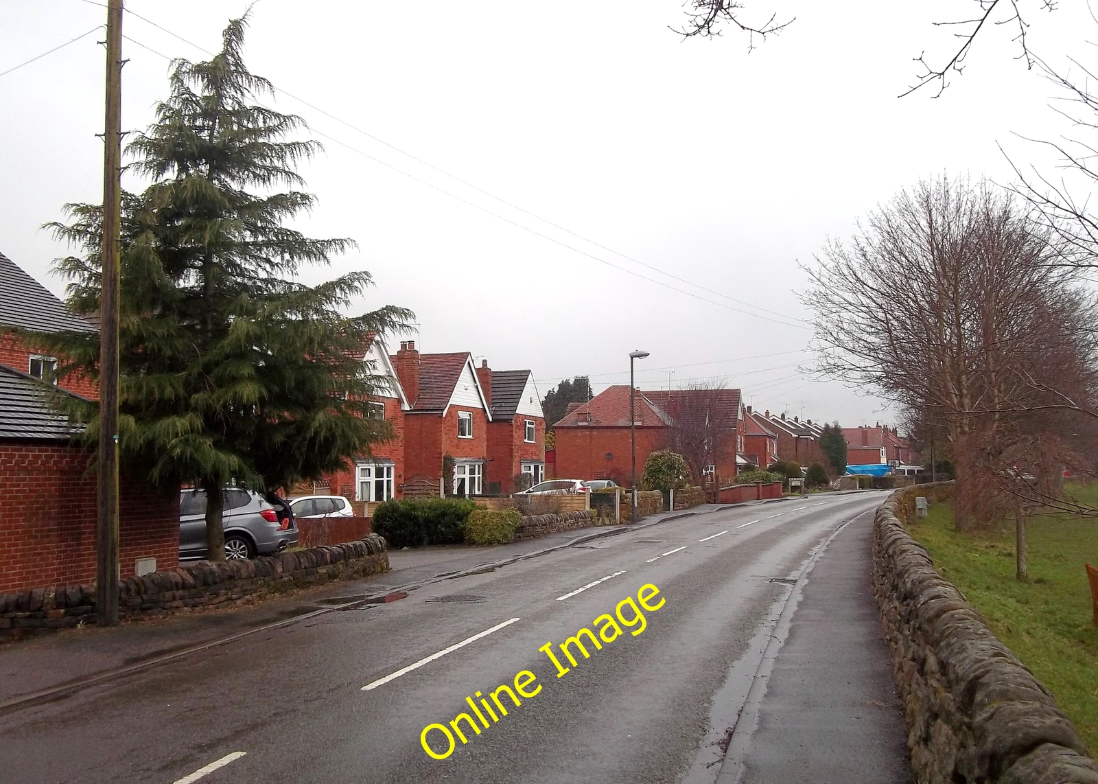 Photo 6x4 Duffield Road in Little Eaton The edge of St Peter's Park ...