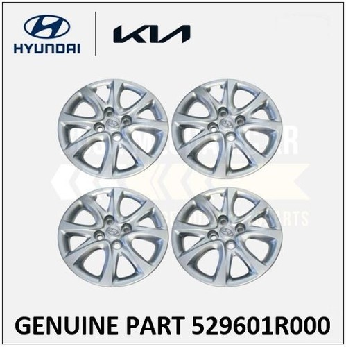 GENUINE OEM Hyundai Kia Wheel 14" Hub Cap Cover Accent 4 PCS 529601R000 ...
