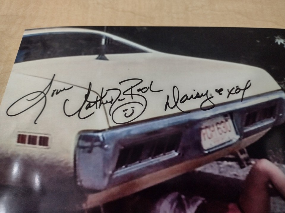 Dukes of Hazzard General Lee Signed Catherine Bach Daisy Cooter RP ...