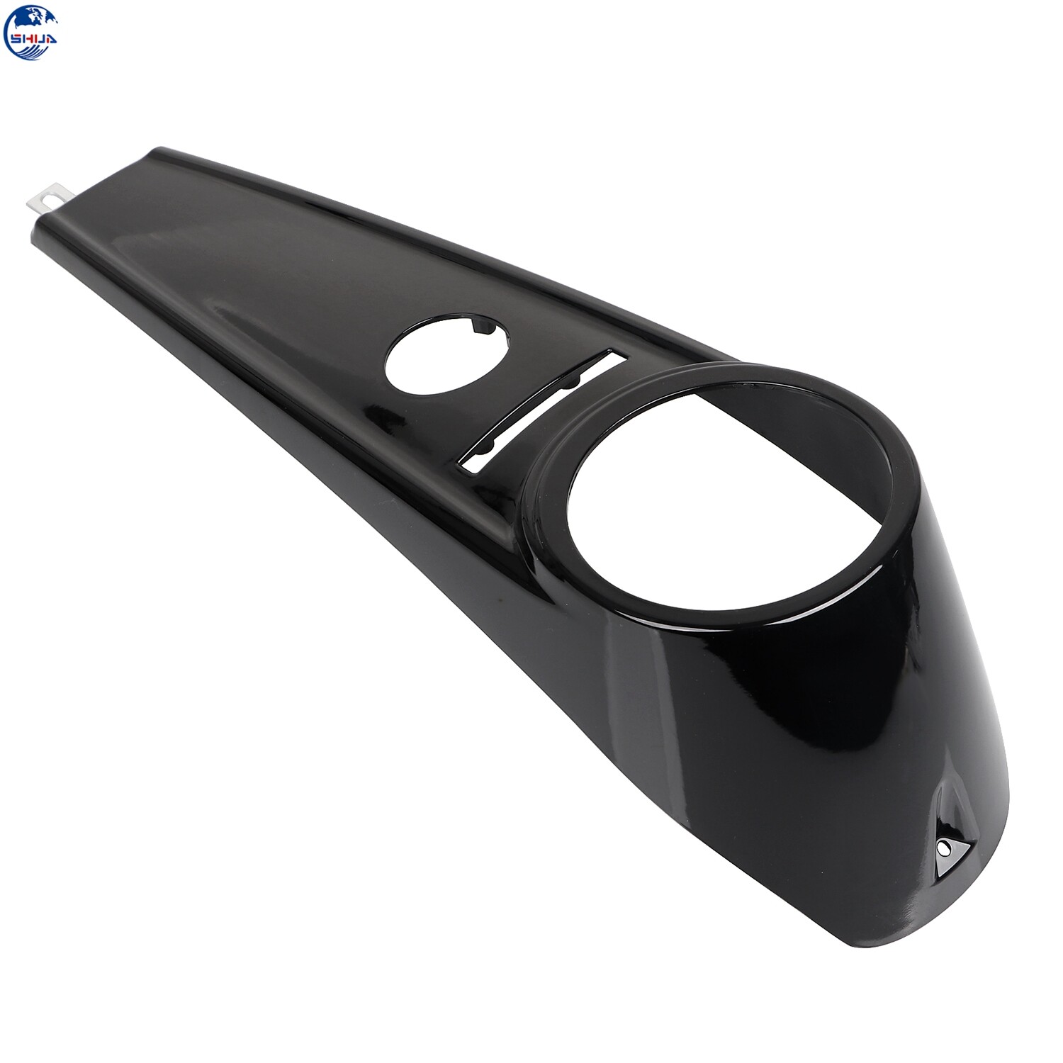 Gloss Black Dash Panel Gas Tank Dash Panel Console for Harley Road King ...