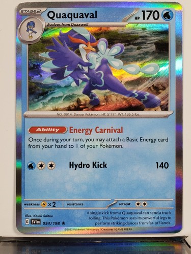 HOLO Quaquaval 054/198 NM / M - Scarlet Violet Pokemon Card $2 Combined ...