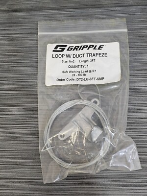 1pc Gripple Wire Loop Trapeze Hanger No2 3ft DT2-LG-3FT-SMP | eBay