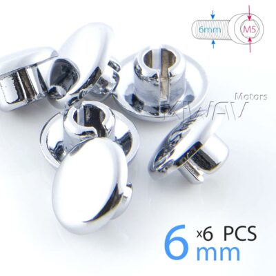 US Duty Paid chrome bolt screw cover socket cap 6mm bolt (5mm allen key ...
