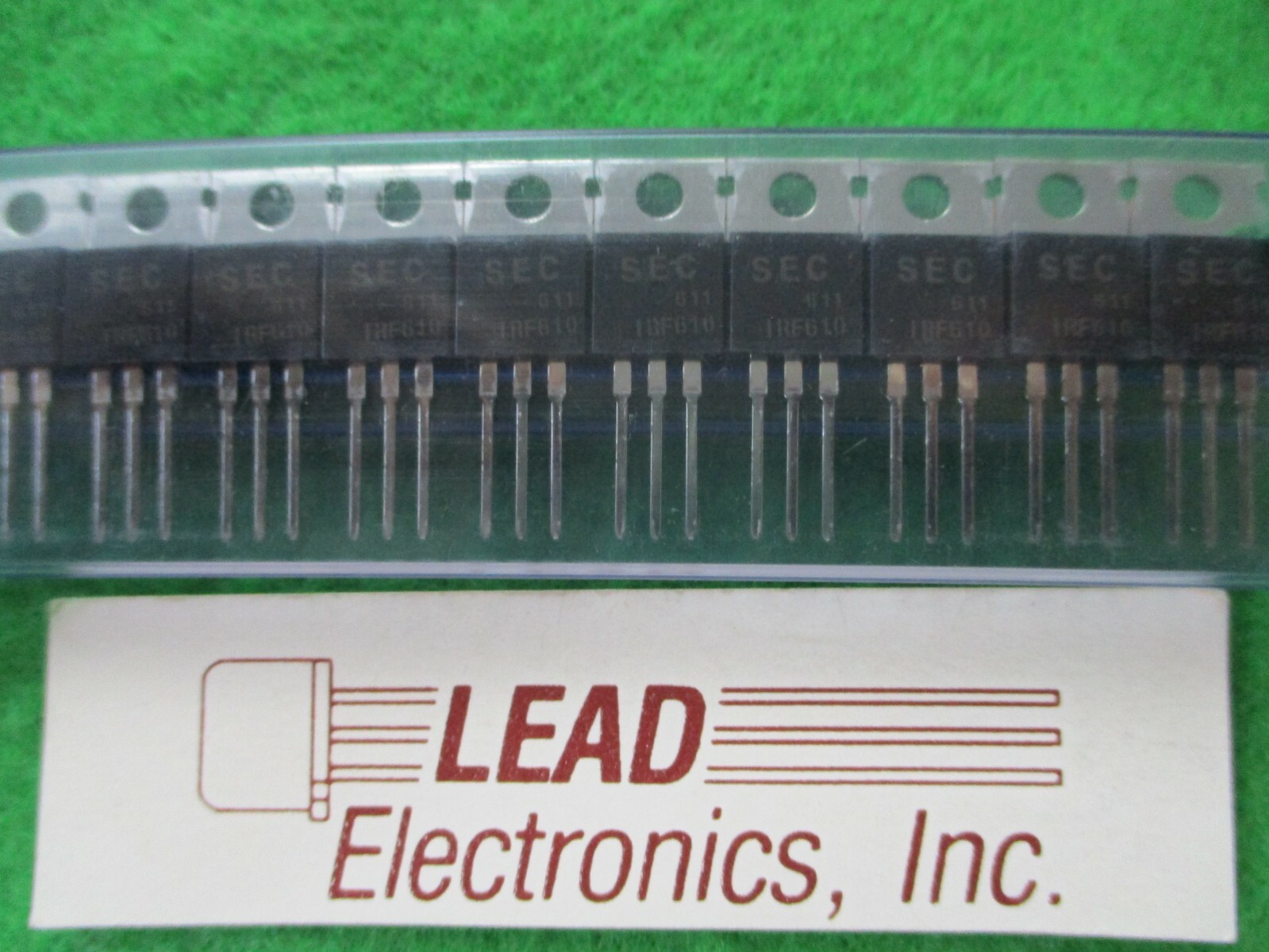 QTY 10 IRF610 N-Channel Power MOSFET, 3.3A, 200V TO-220 FREE SHIPPING ...