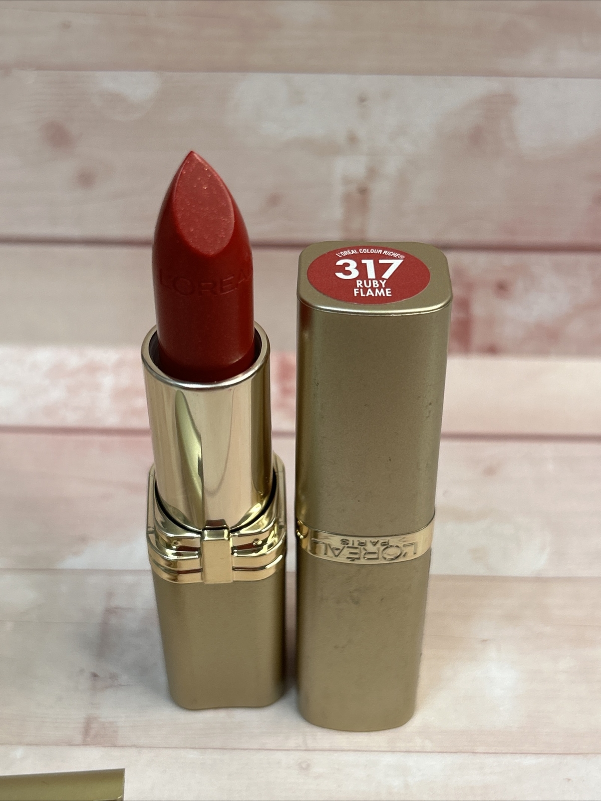 Loreal Colour Riche Lipstick Ruby Flame 317 for sale online | eBay