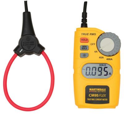 CURRENT METER, FLEXI CLAMP, 400A, CURRENT MEASURE AC MAX FOR MARTINDALE ...