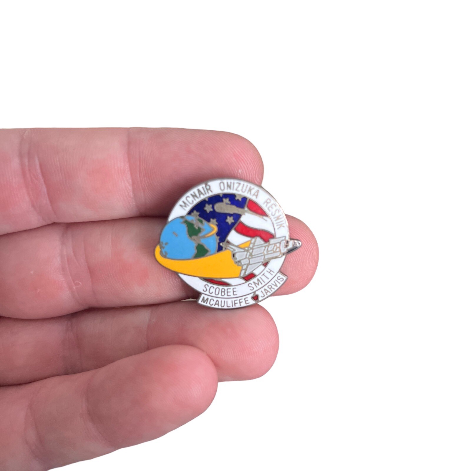 Collectible NASA STS-51-L Space Shuttle Challenger Lapel Hat Pin Final ...