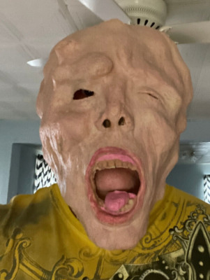 Scary Halloween monster mask altered states deformed | eBay