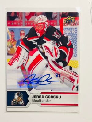 2017-18 Upper Deck AHL Autographs #74 Jared Coreau A Red Wings | eBay