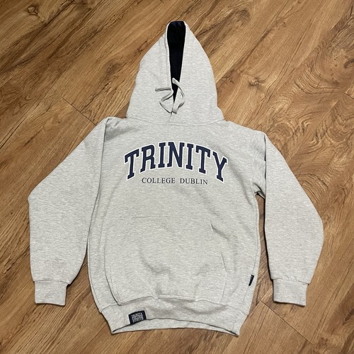 Trinity College Dublin Ireland Gray Hoodie Men Size Small Pullover ...