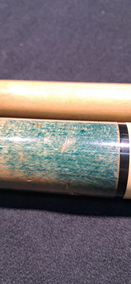 Huebler Pool Cue 58-inch Two-Piece Set with Case.Made In America 19.6 ...