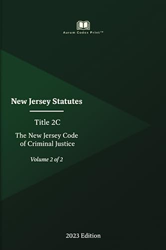 New Jersey Statutes Title 2C The New Jersey Code of Criminal Just | eBay