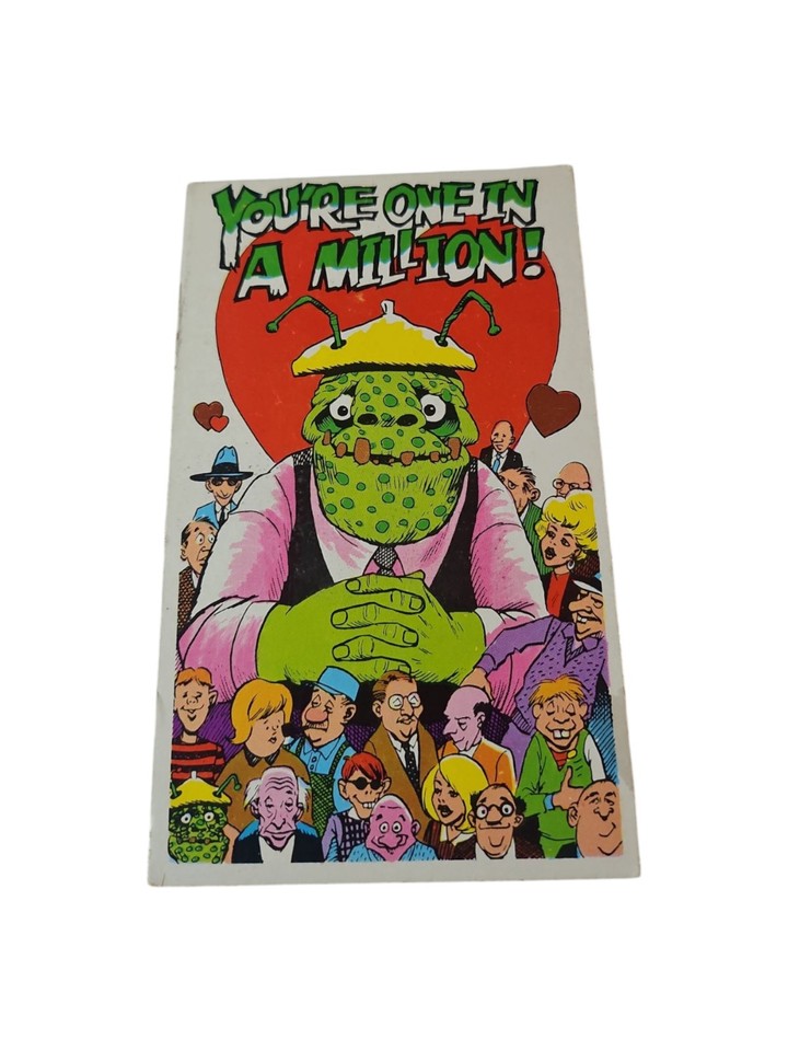 Vintage 1960s Topps Insult Valentine Postcard Unused Monster Theme #4 ...