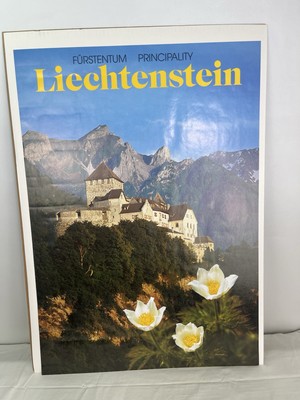 VTG Travel Poster Liechtenstein Tartaria Castle 26" x 20" RARE | eBay