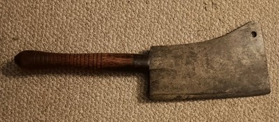 Antique W.M. BEATTY & SONS #3 Meat Cleaver Hog Splitter Heavy Large 20 ...