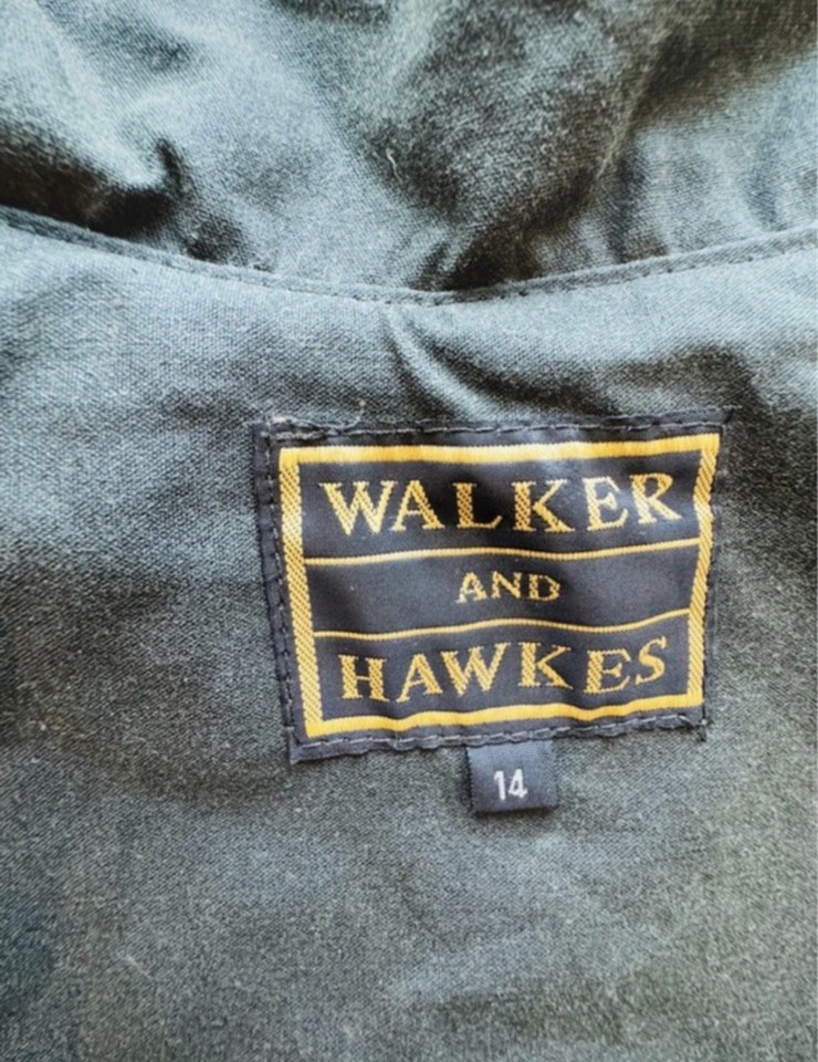 Walker & Hawkes Classic Tweed Dog Jacket Coat Waxed Cotton Lining Small ...