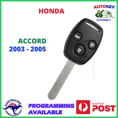Honda Accord Key Remote Key with chip 2003 2004 2005 | eBay Australia