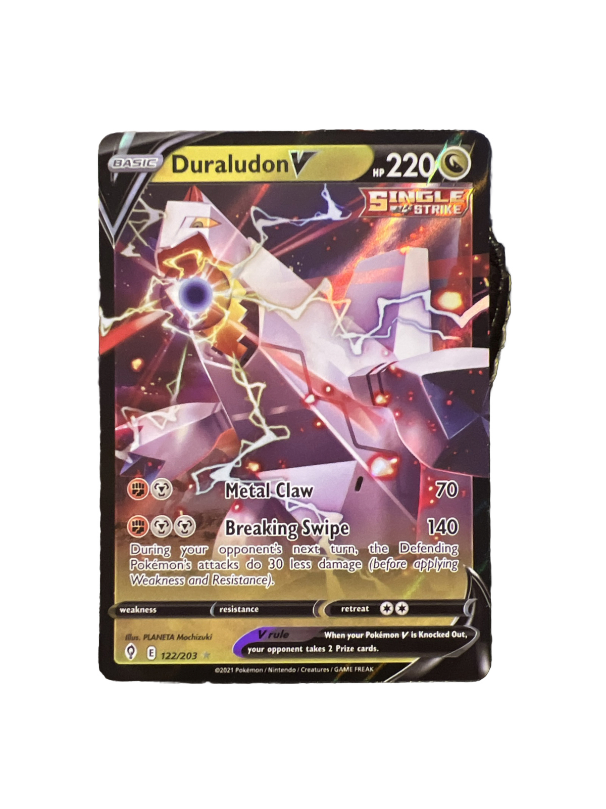 Pokémon TCG Duraludon V Evolving Skies 122/203 Holo Ultra Rare | eBay