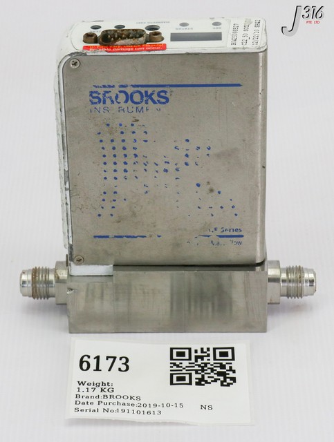 Brooks GF Series GF100C Mass Flow Controller N2 860sccm for sale online ...