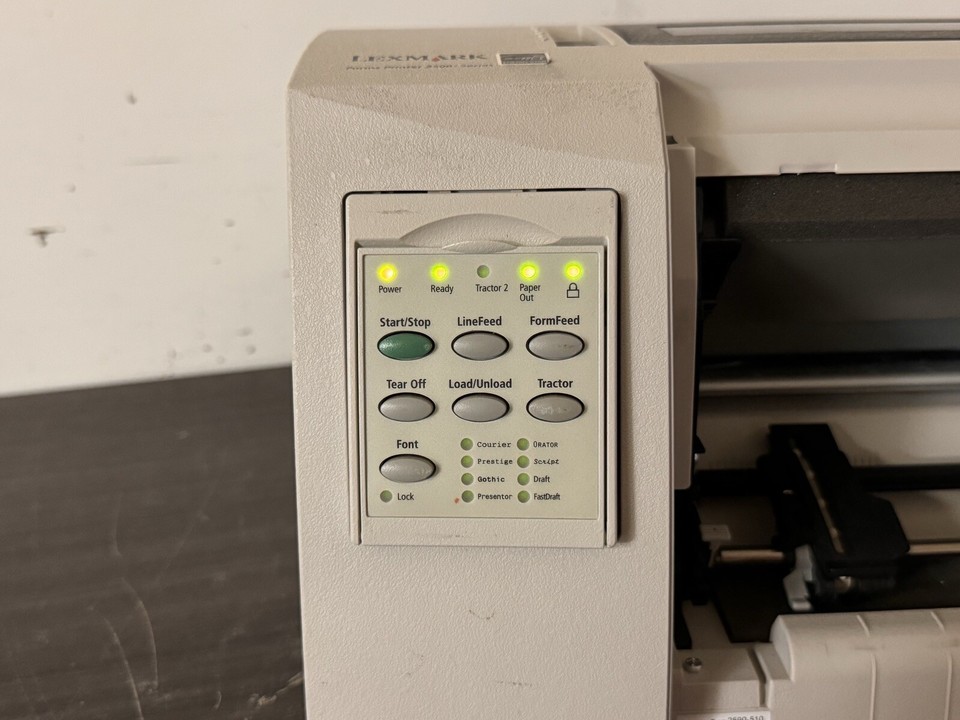 Lexmark Forms 2500+ Series 2590-510 USB Dot Matrix Printer - N84 | eBay