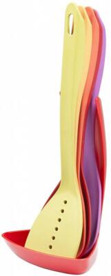 Alpina Kitchen Utensil Set 6 Piece Set 33cm Assorted Colours New ...