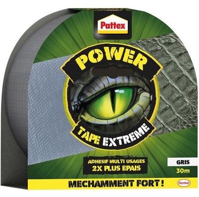 Ruban adhésif réparation résistance extrême Gris 30M X 48MM POWER TAPE ...