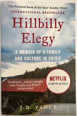 NEW BOOK Hillbilly Elegy A Memoir Of A Family And Culture In Crisis by ...